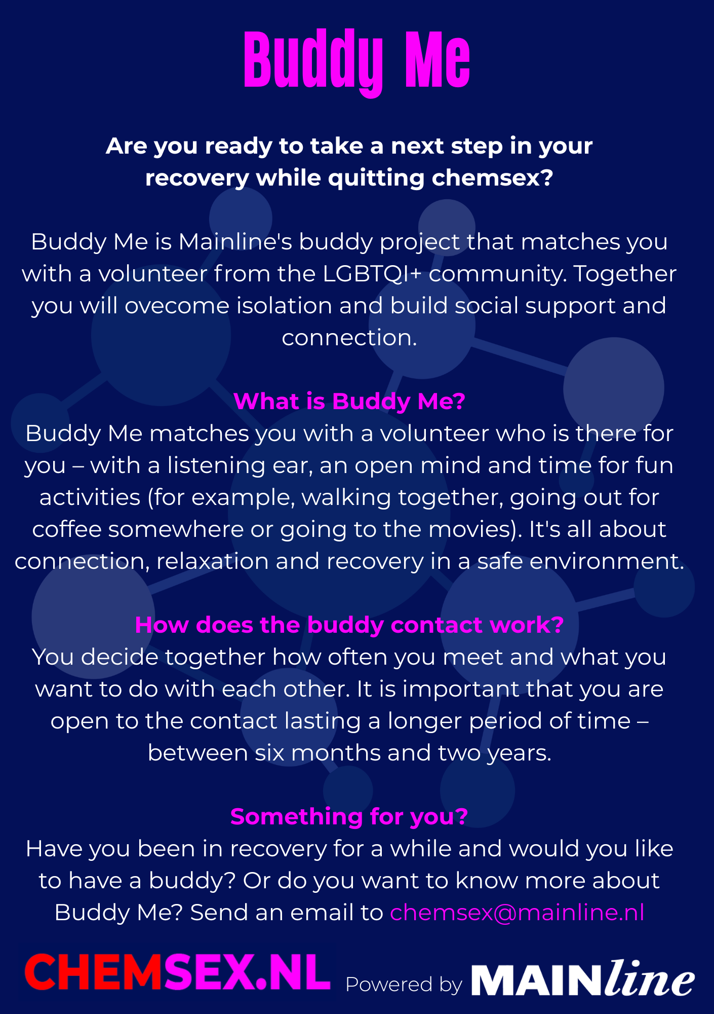 Mainline’s New Project: Buddy Me - Mainline